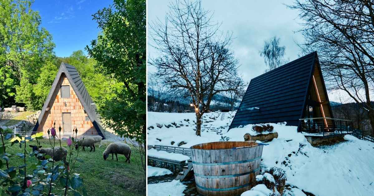 Cele Mai Frumoase Cabane A Frame de Închiriat în România